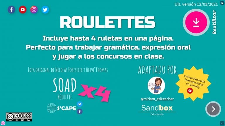 Extensiones para Genially - Sandbox Educación