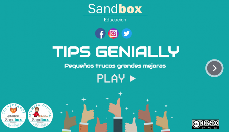 Extensiones para Genially - Sandbox Educación