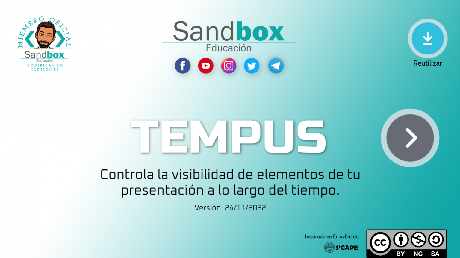 Extensiones para Genially - Sandbox Educación